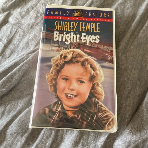 Media | Shirley Temple Vintage Bright Eyes Vhs Tape | Poshmark